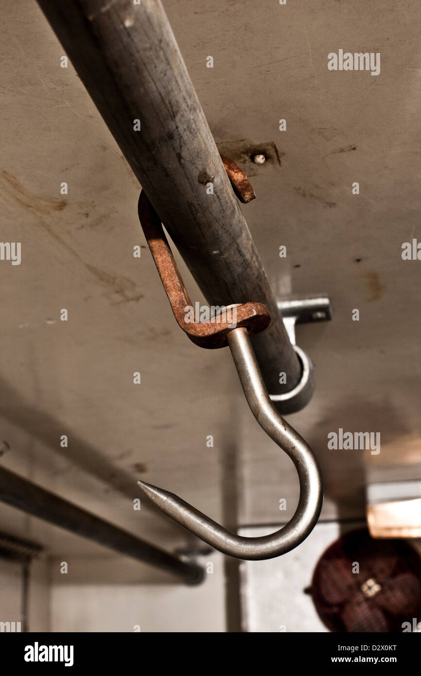 Cleavers hook in abattoir hi-res stock photography and images - Alamy