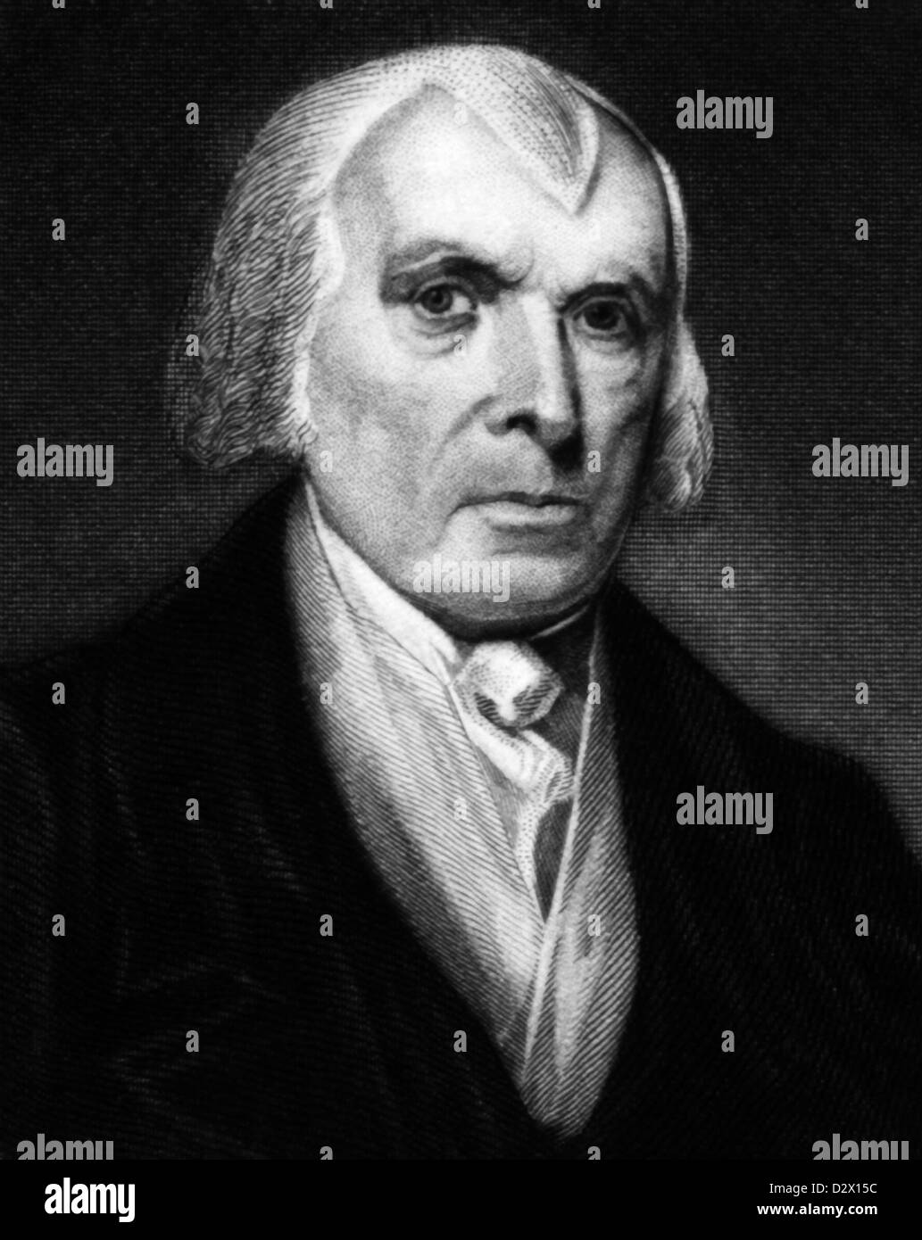Vintage portrait of James Madison Stock Photo - Alamy
