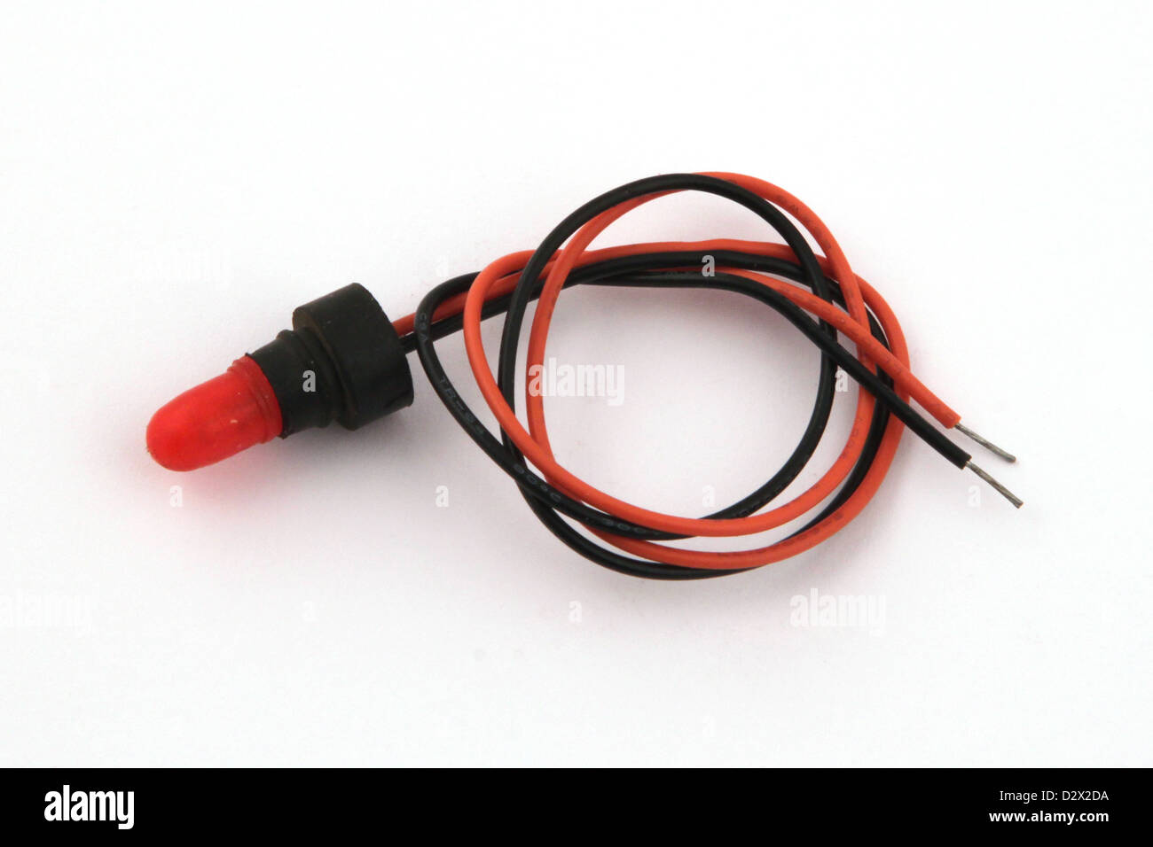 LED light on a white background Stock Photo - Alamy