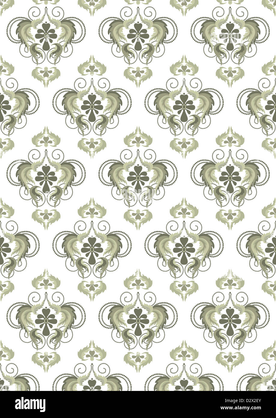 Eastern floral pattern on a light background Stock Photo - Alamy