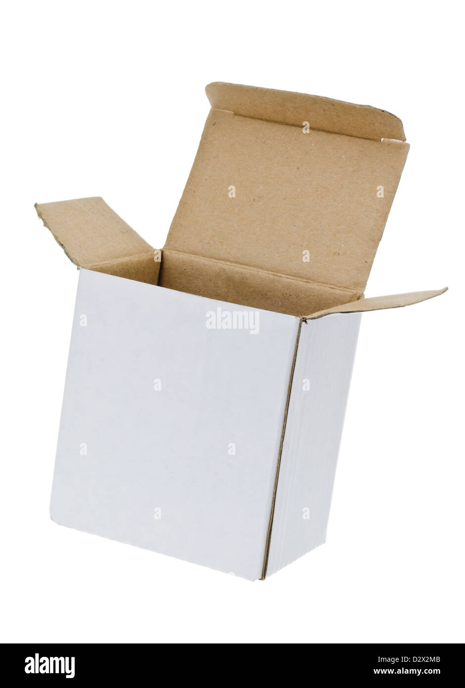 White Cardboard Box Stock Photo - Alamy