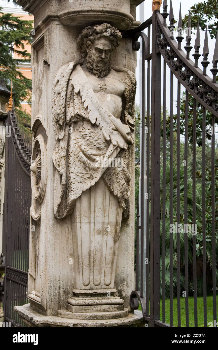 Fencing of Palazzo Barberini, Rome, Italy Stock Photo - Alamy