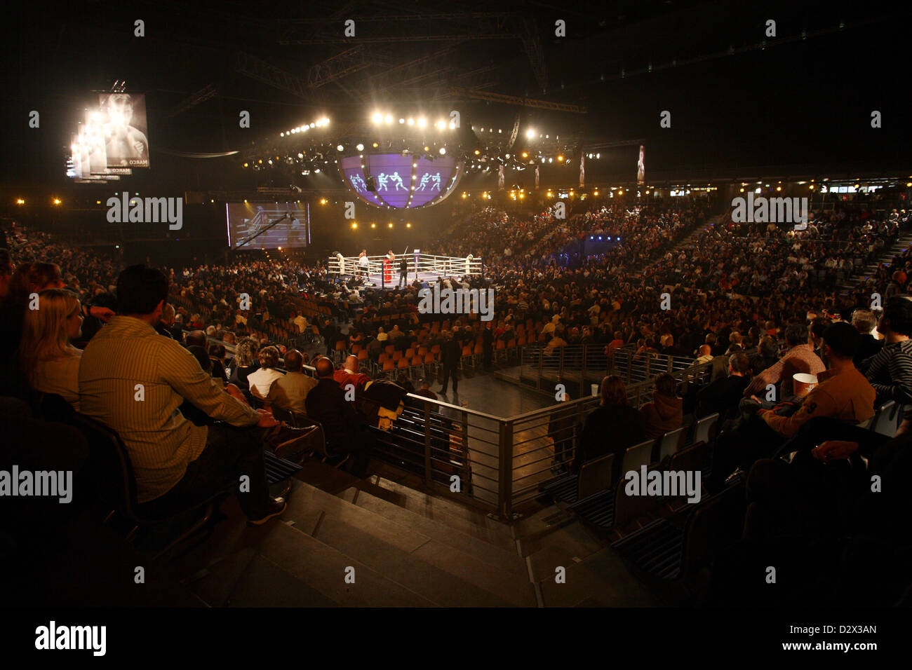 Berlin, Germany, boxing in the Max-Schmeling-Halle Stock Photo - Alamy