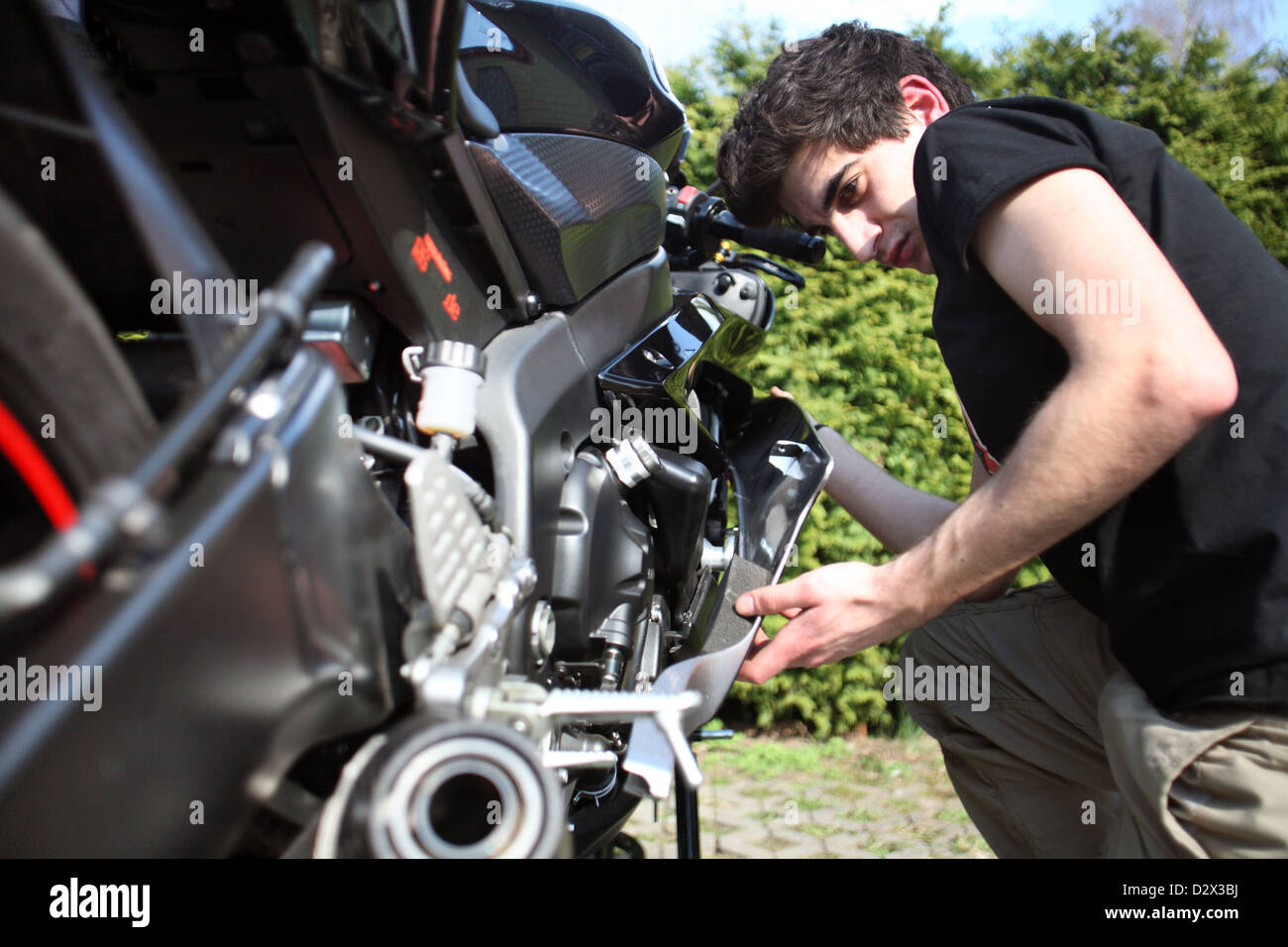 Yamaha r6 hi-res stock photography and images - Alamy