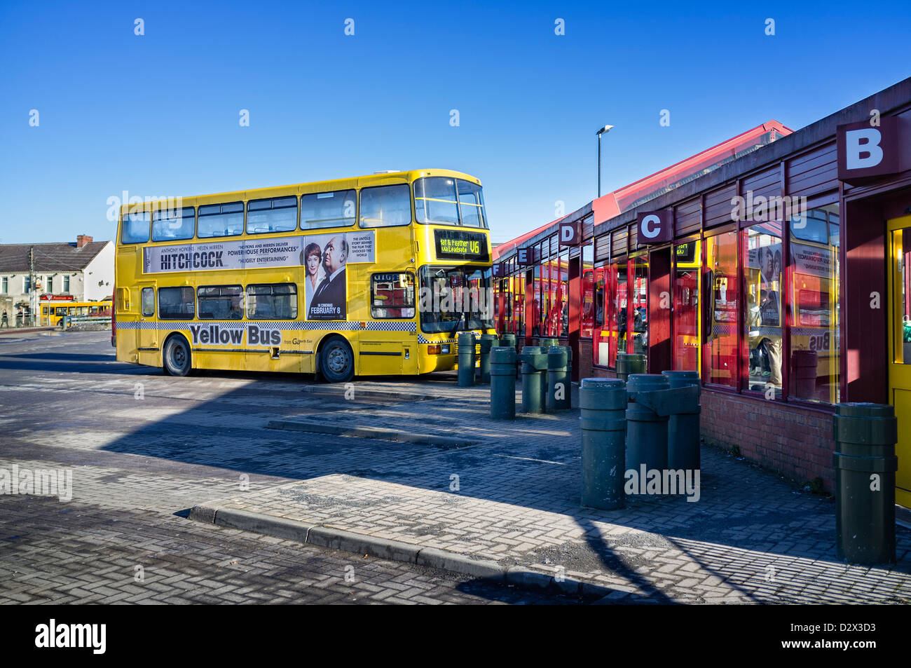 Consett bus station Stock Photo - Alamy