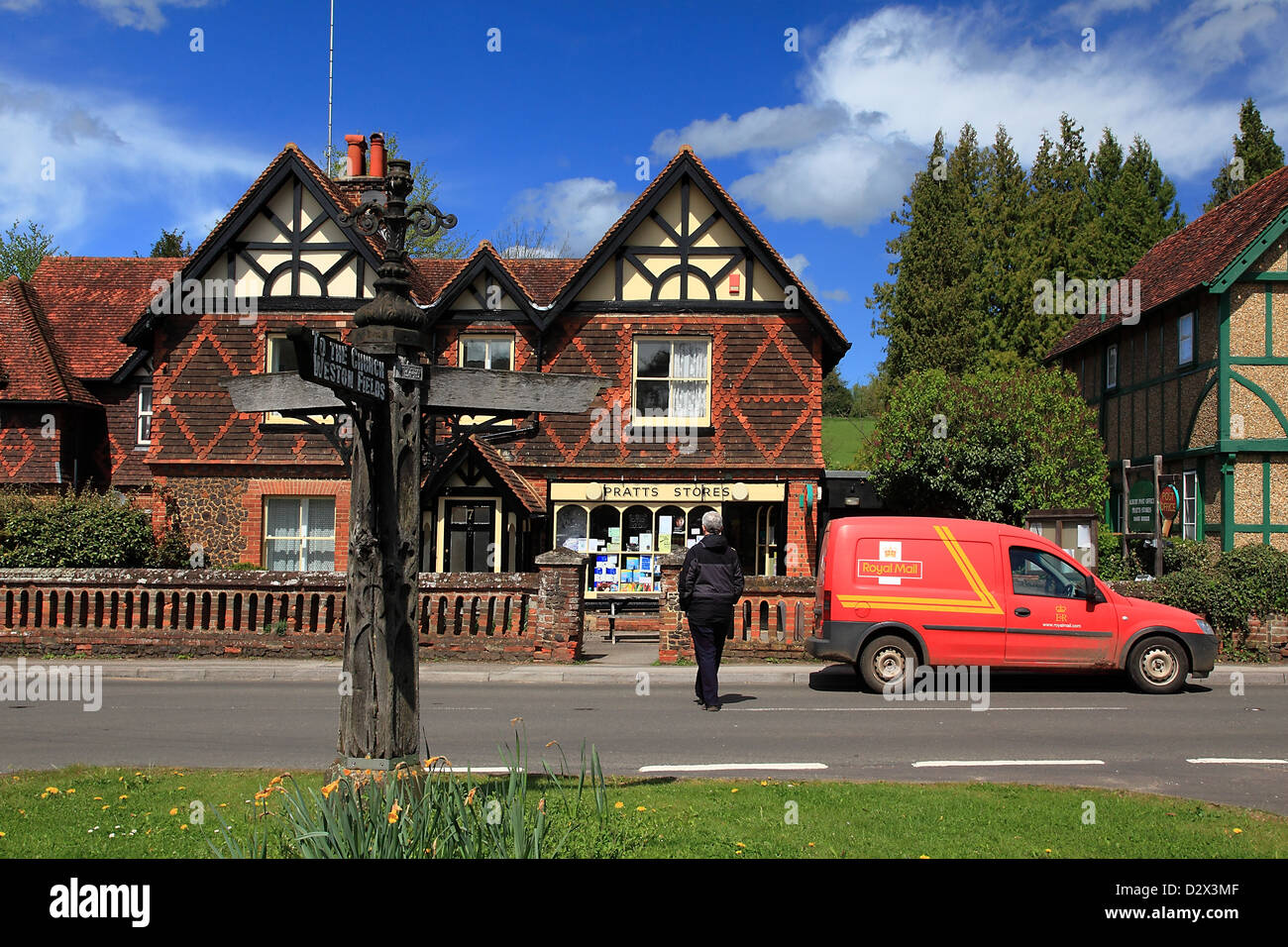 Albury Village, Surrey Hills, England Stock Photo - Alamy
