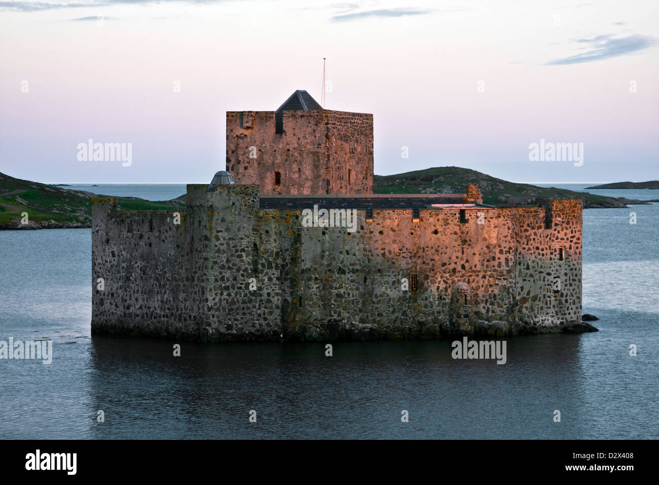 Isle of Barra, Outer Hebrides, Western Isles, Scotland, Kisimul castle ...
