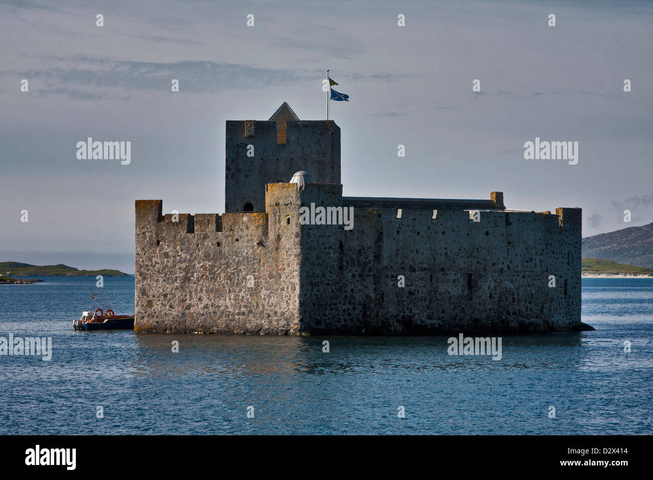 Isle of Barra, Outer Hebrides, Western Isles, Scotland, Kisimul castle ...