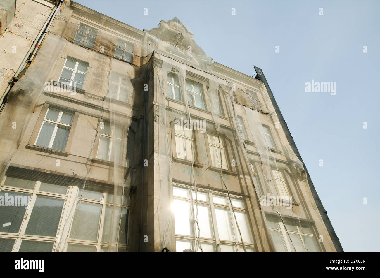 Berlin, Germany, overcast old building on Friedrichstrasse Stock Photo ...