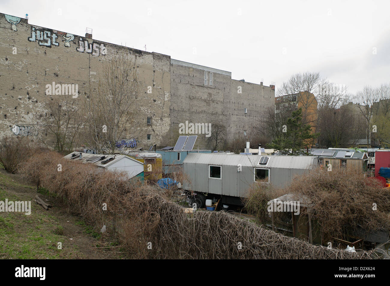 Berlin, Germany, in the village car Tallinn street corner Modersohn ...