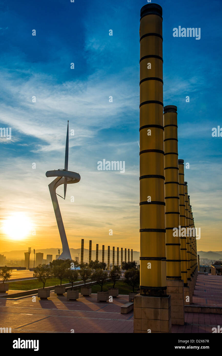 Calatrava Tower Sunset High Resolution Stock Photography and Images - Alamy