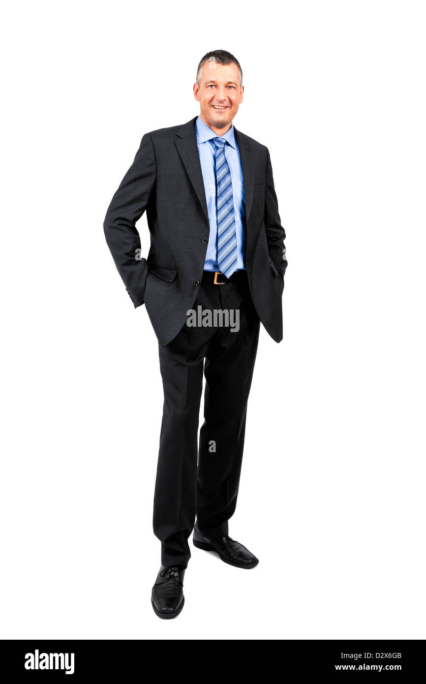 Cheerful handsome male model Cut Out Stock Images & Pictures - Alamy