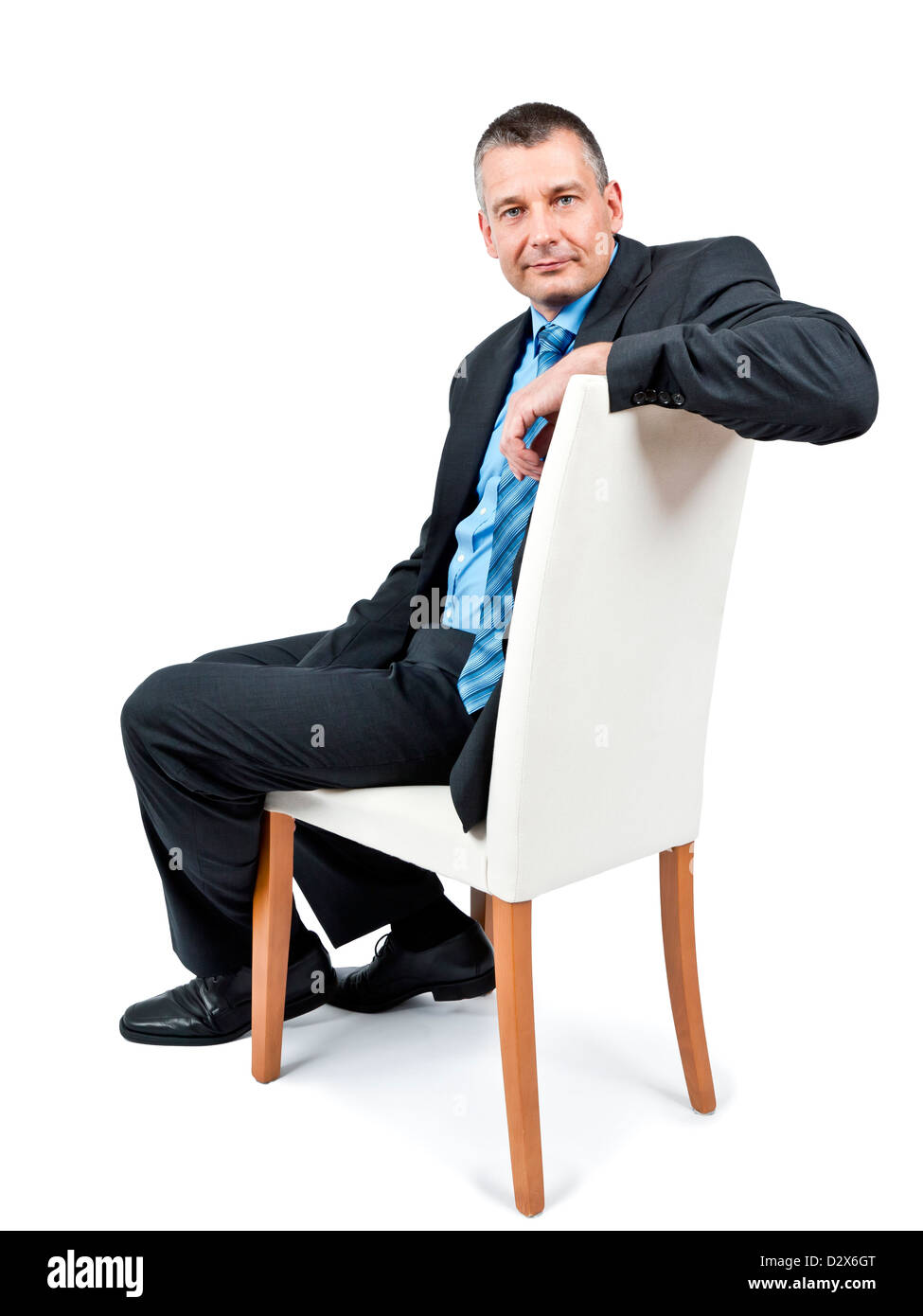 Cheerful handsome male model Cut Out Stock Images & Pictures - Alamy