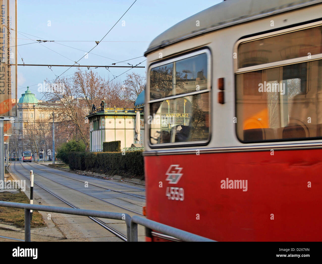 Vienna tram station hi-res stock photography and images - Alamy