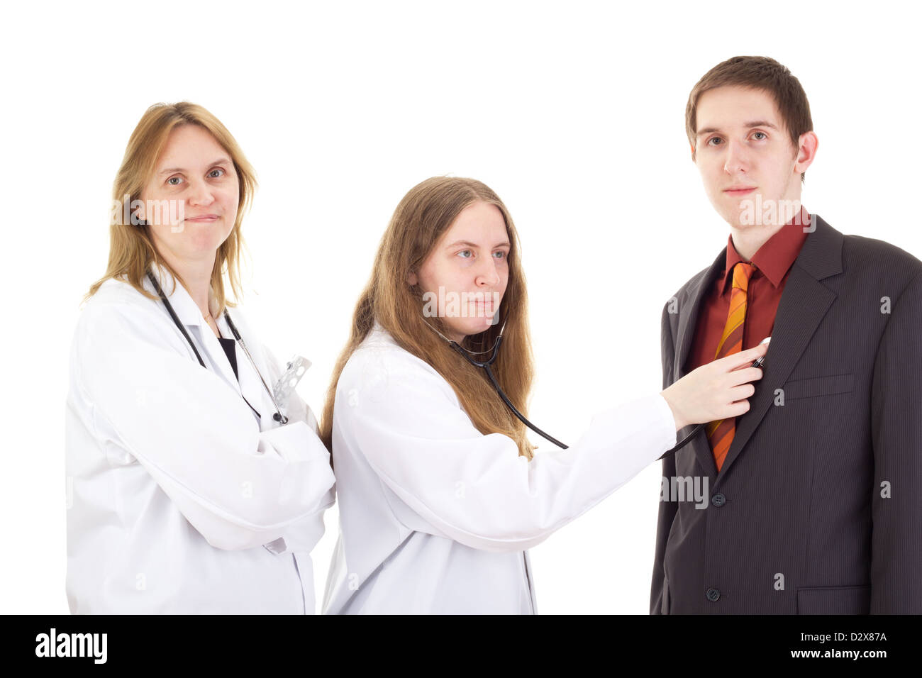 Medical doctors with patient Stock Photo - Alamy
