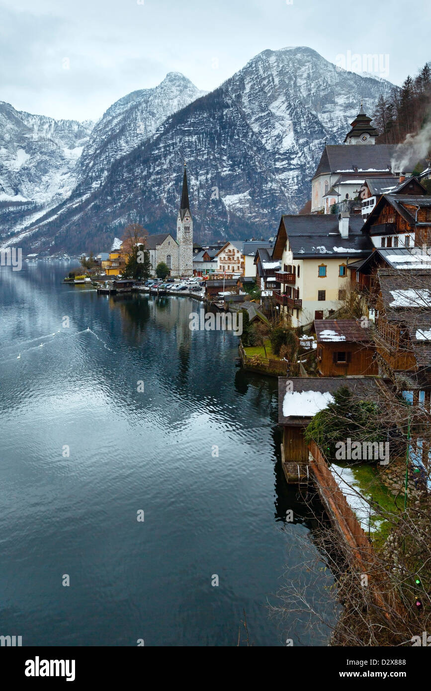 Hallstatt lake hallstatt winter hi-res stock photography and images - Alamy