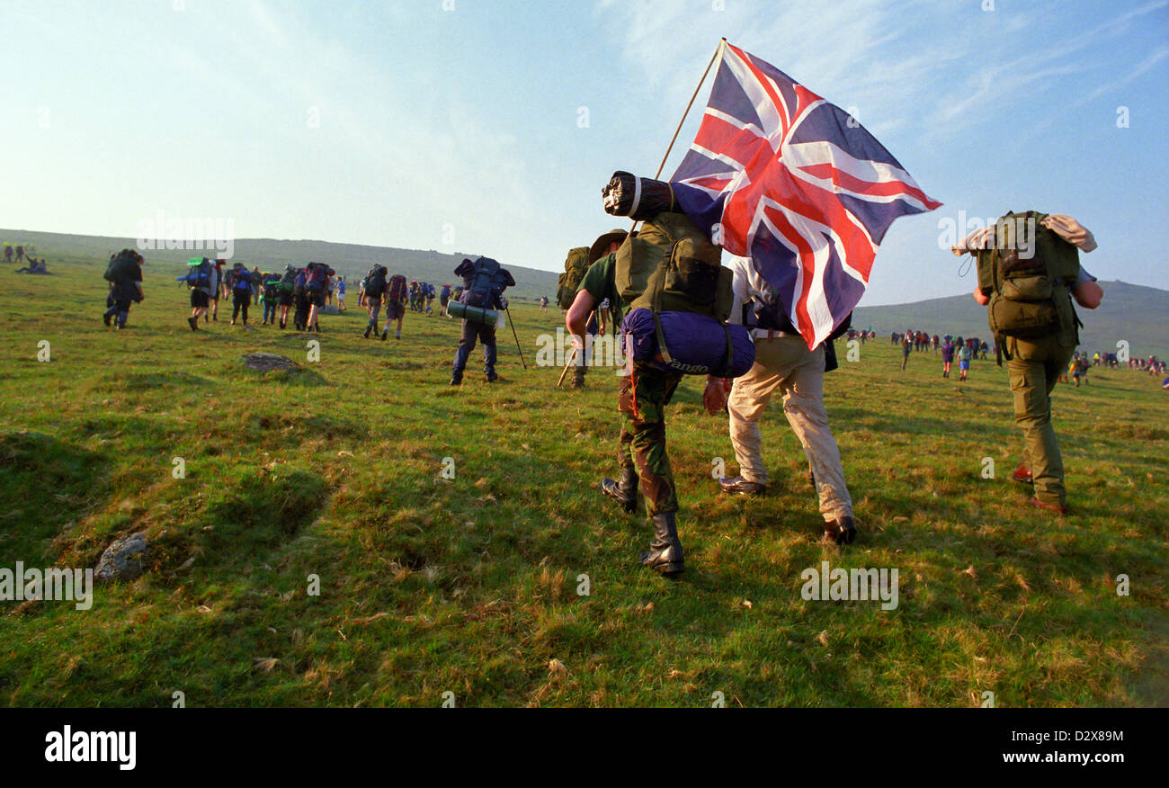 Competitors leave the start of the annual Ten Tors expedition on ...