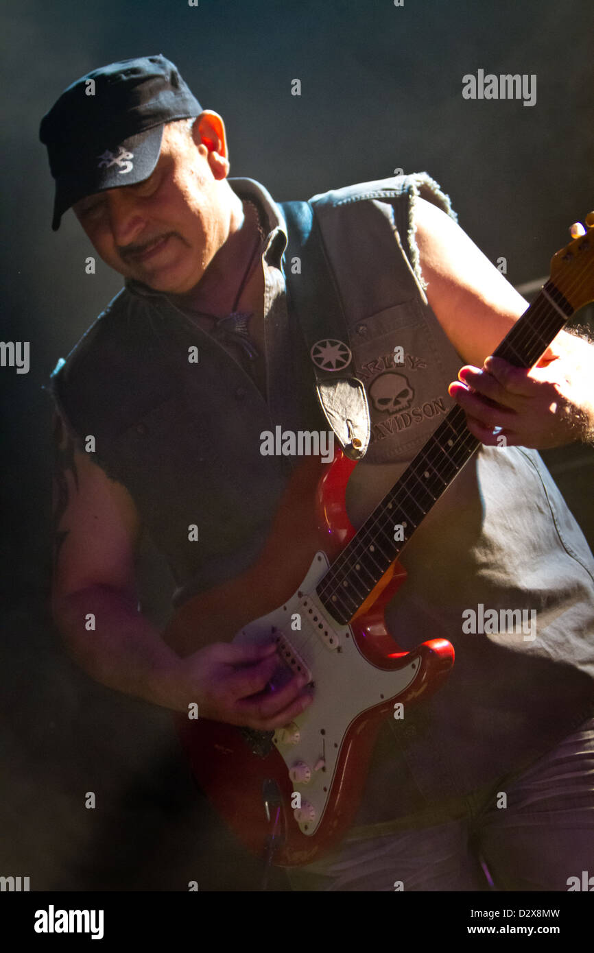 January 30, 2013 - The famous Italian rock band Litfiba performs at the ...
