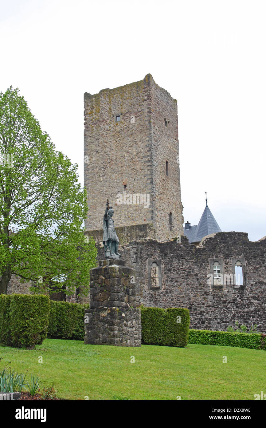 Useldange Castle, Luxembourg Stock Photo - Alamy