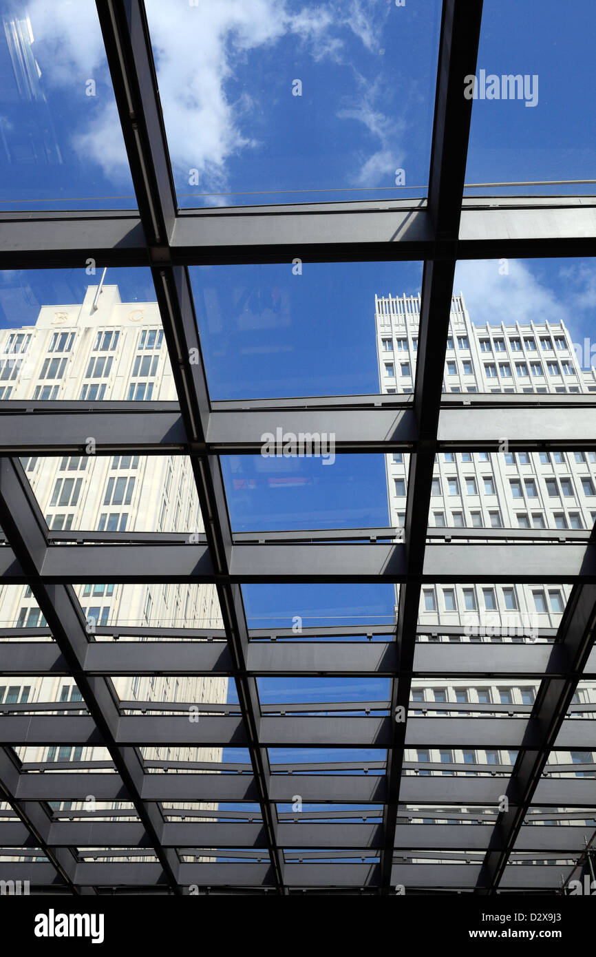 Berlin, Germany, the Beisheim Center with Ritz-Carlton Berlin Stock ...