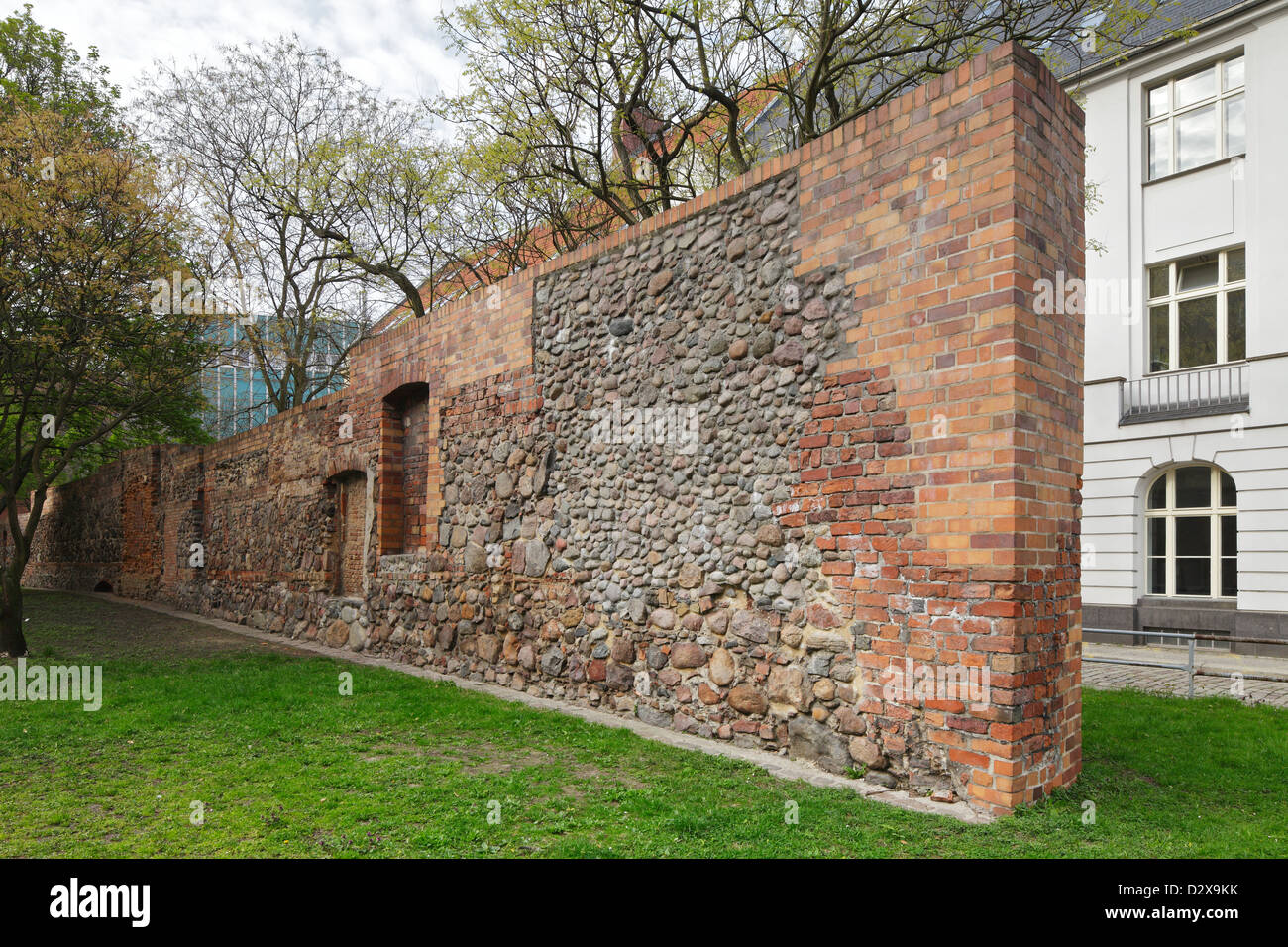 Berlin, Germany, remains of the medieval city wall of Berlin Stock ...