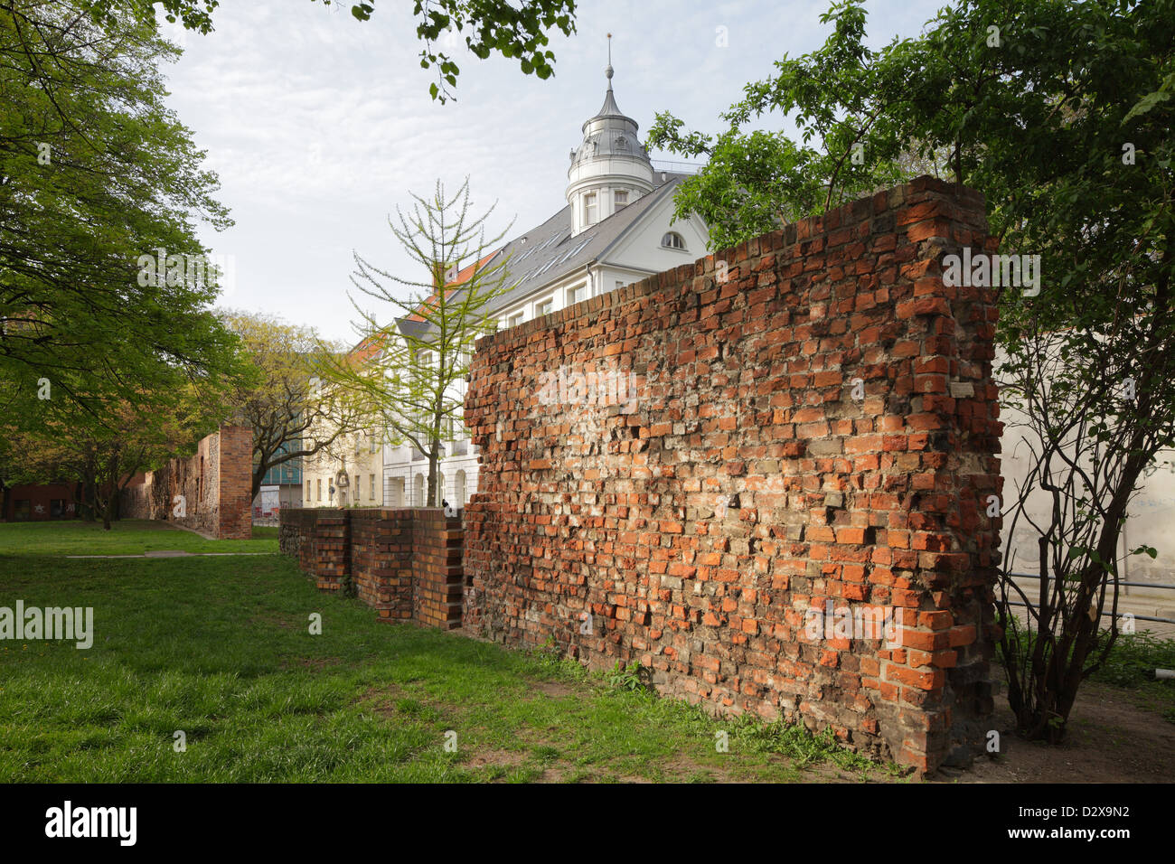 Berlin, Germany, remains of the medieval city wall of Berlin Stock ...