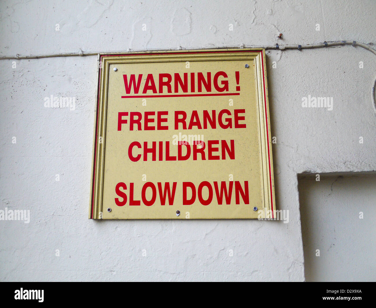 Polite warning hi-res stock photography and images - Alamy