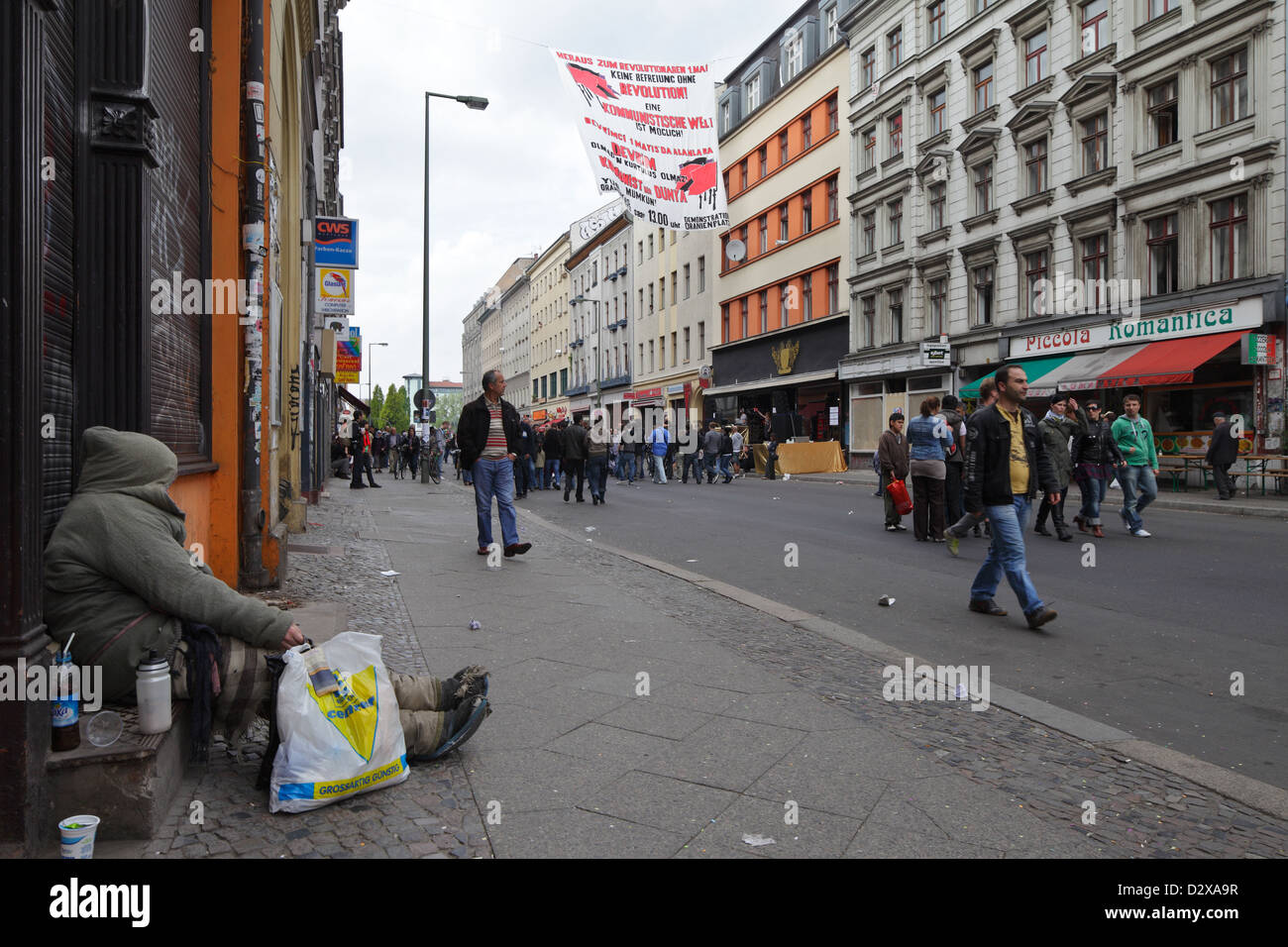 Oranienstrasse party pedestrians people hi-res stock photography and ...