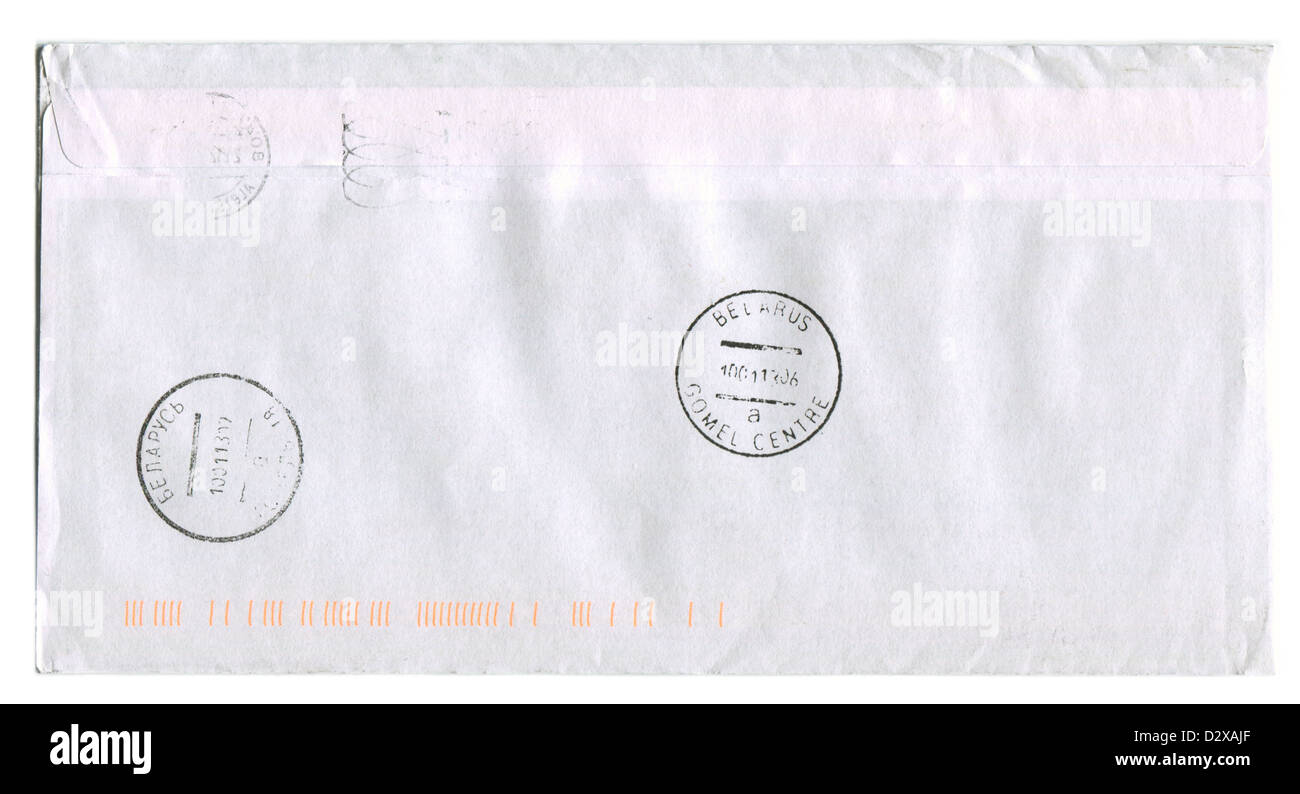 Post envelope, background Stock Photo - Alamy
