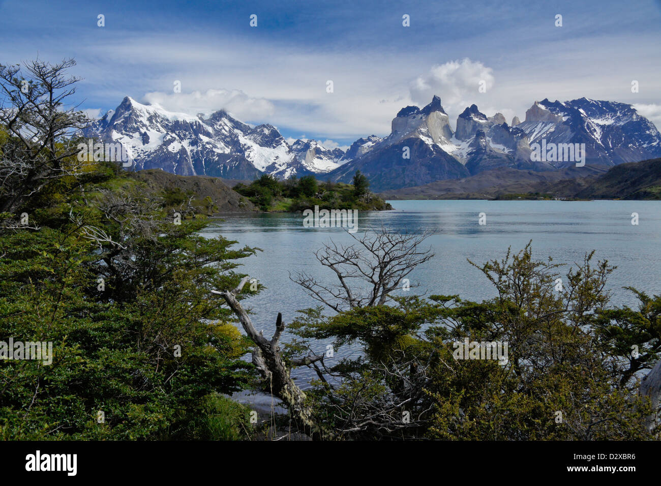 Lago Pehoe, Los Cuernos, and Paine Grande, Torres del Paine National ...