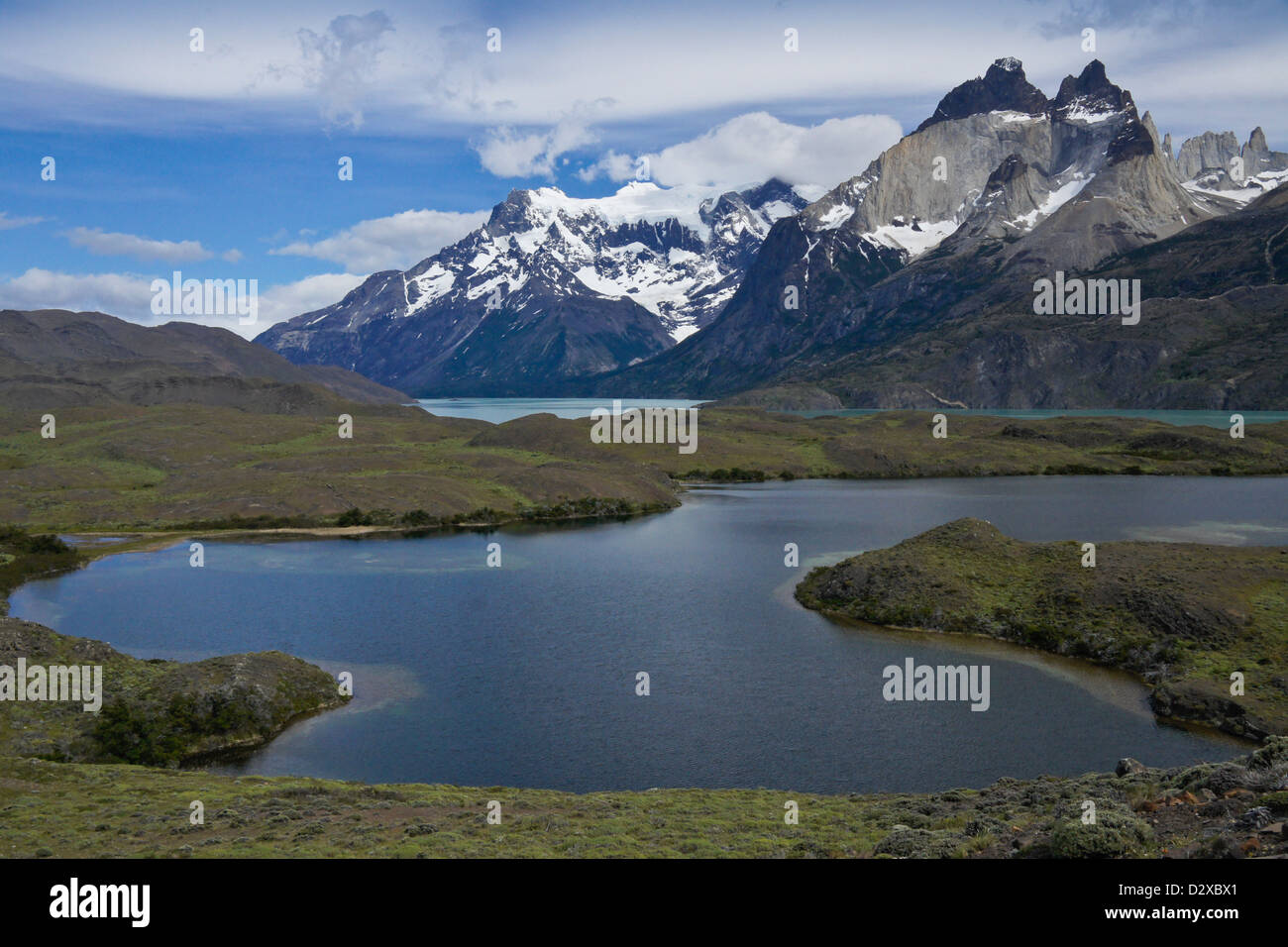 Lago Nordenskjold and the Paine Massif, Torres del Paine National Park ...