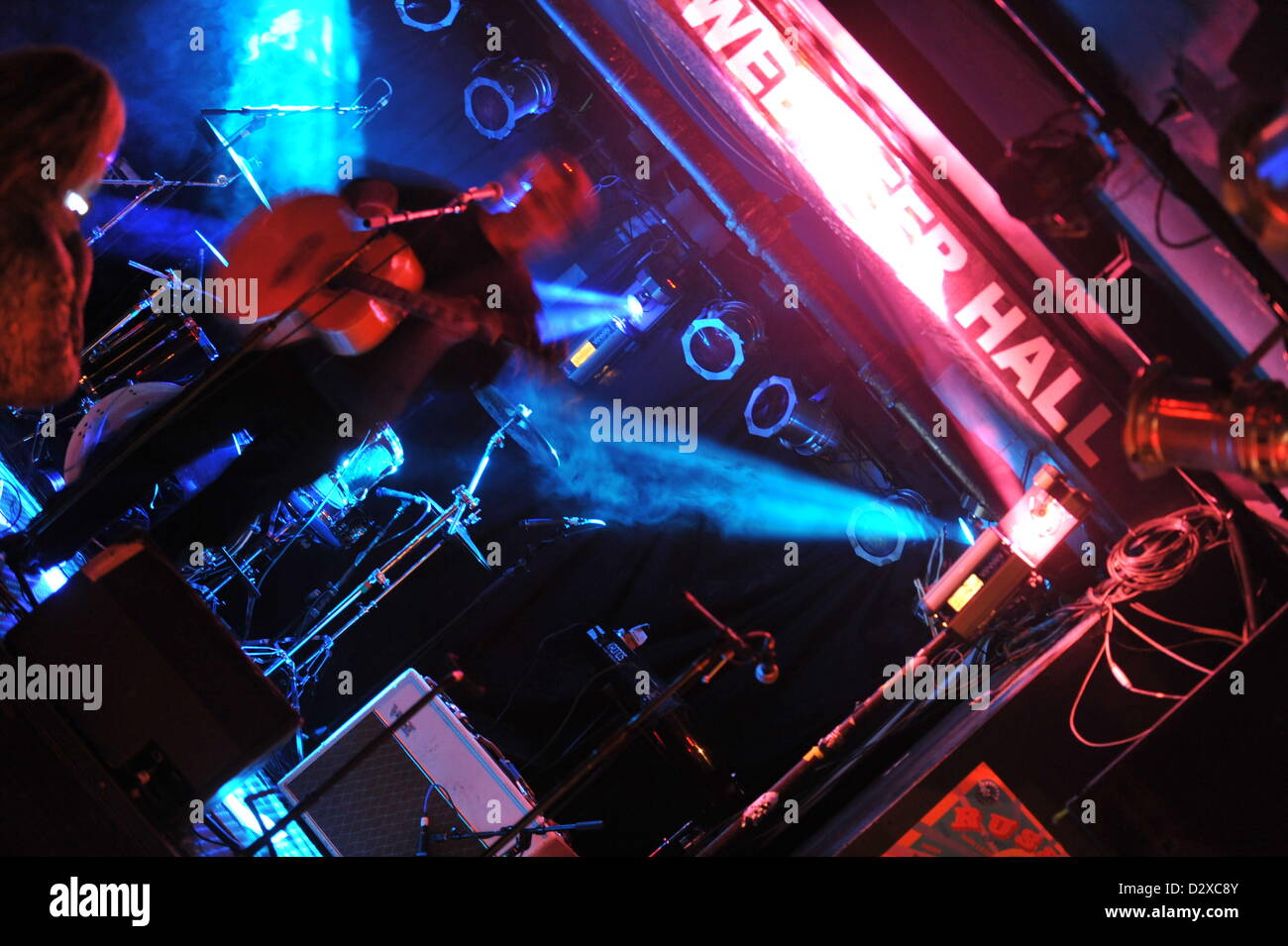 NEW YORK- JANUARY 27: Music group Ed Pitt performs on stage during ...