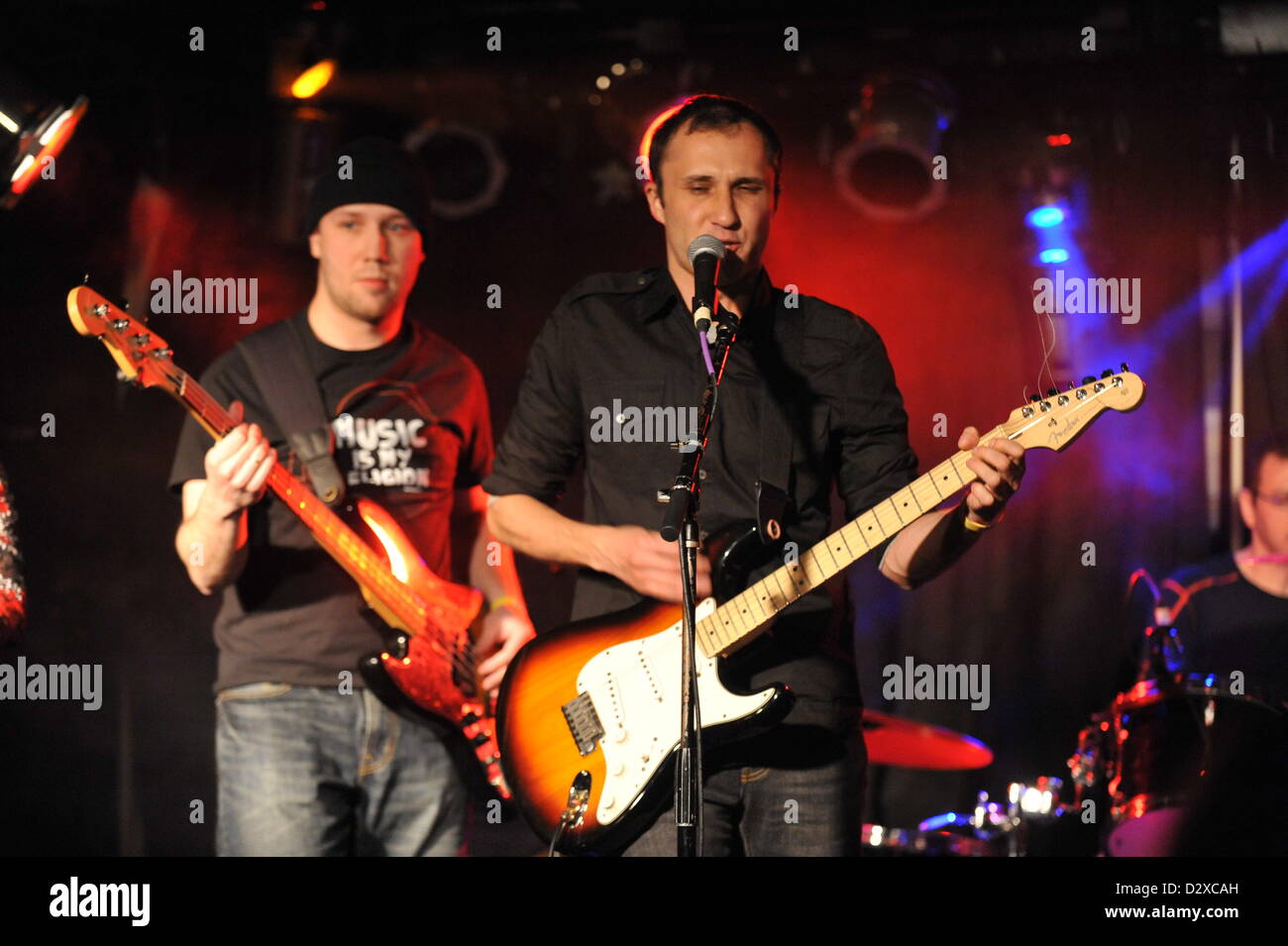 NEW YORK- JANUARY 27: Music group Tixo performs on stage during Russian ...