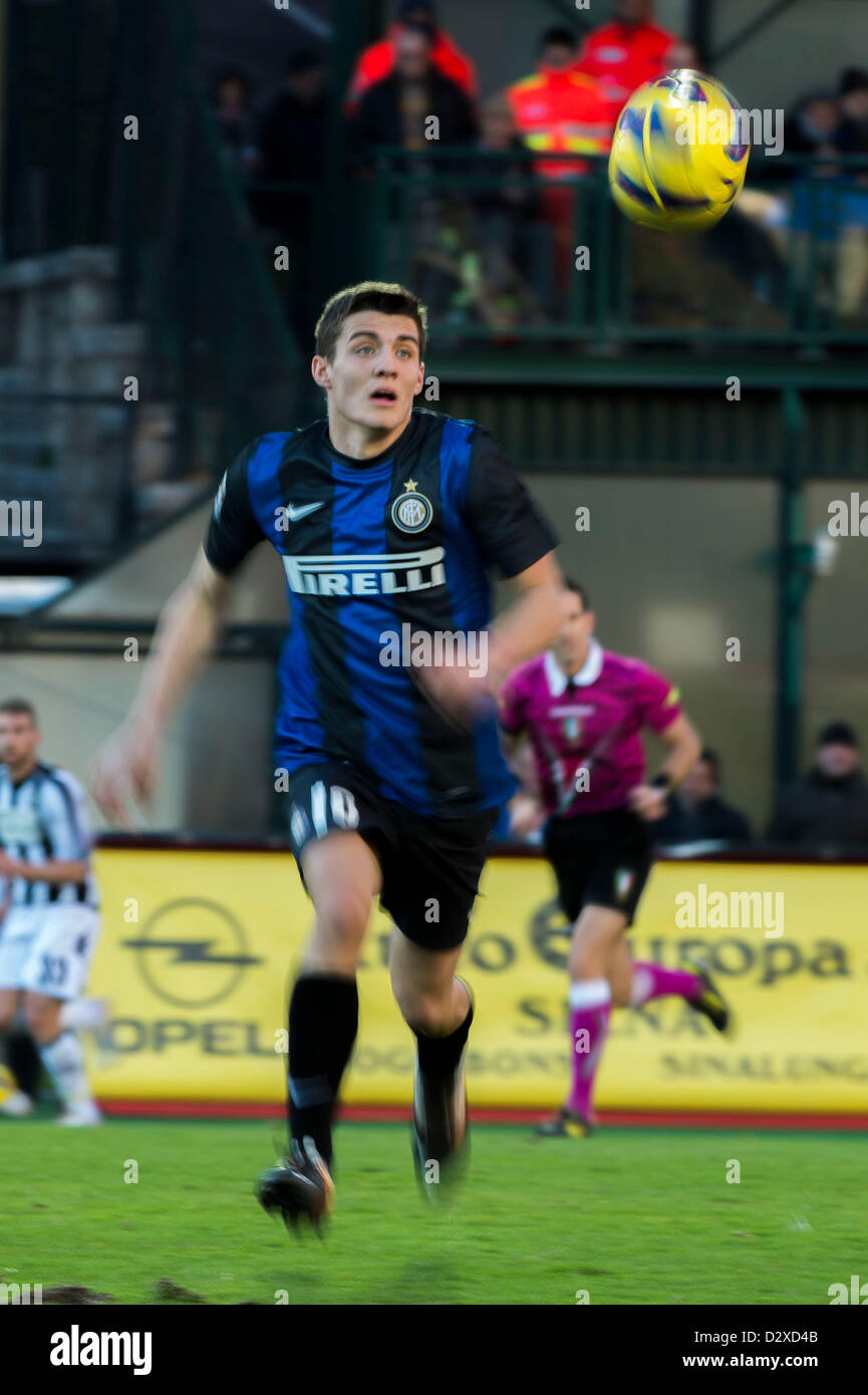Mateo Kovacic (Inter), FEBRUARY 3, 2013 - Football / Soccer : Italian ...