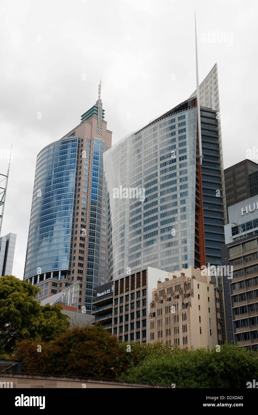 Chifley Tower and Aurora Place dominate Sydney skyline on Macquarie ...