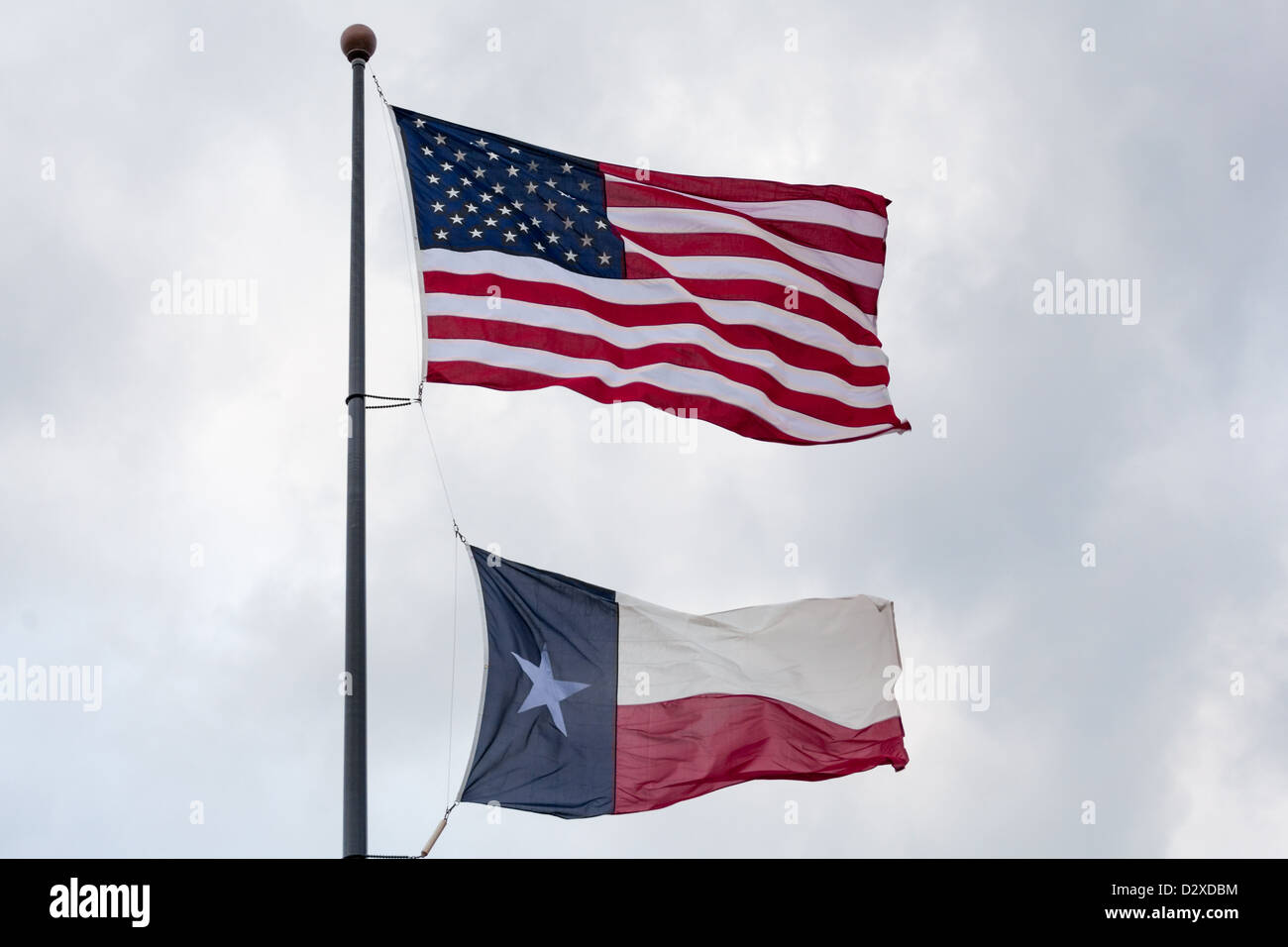 Texas flag waving hi-res stock photography and images - Alamy