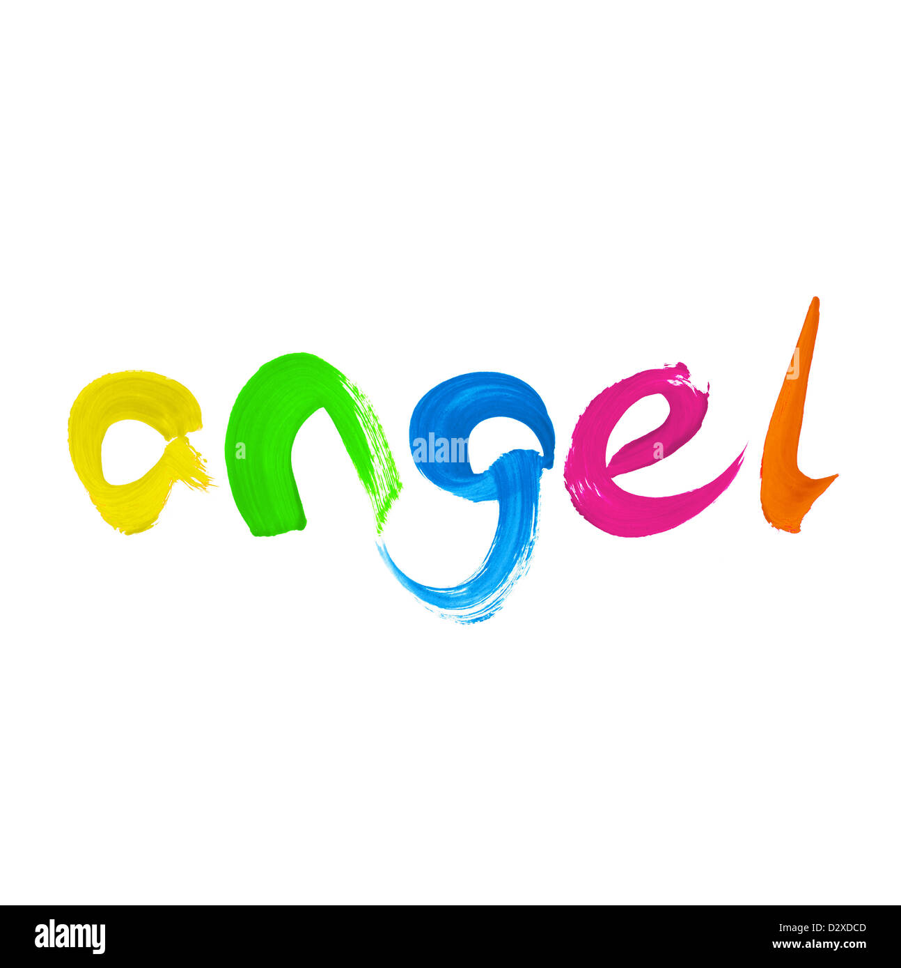 Angel on the green Cut Out Stock Images & Pictures - Alamy