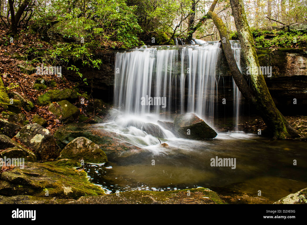 Laurel falls in Desoto state park Alabama Stock Photo - Alamy