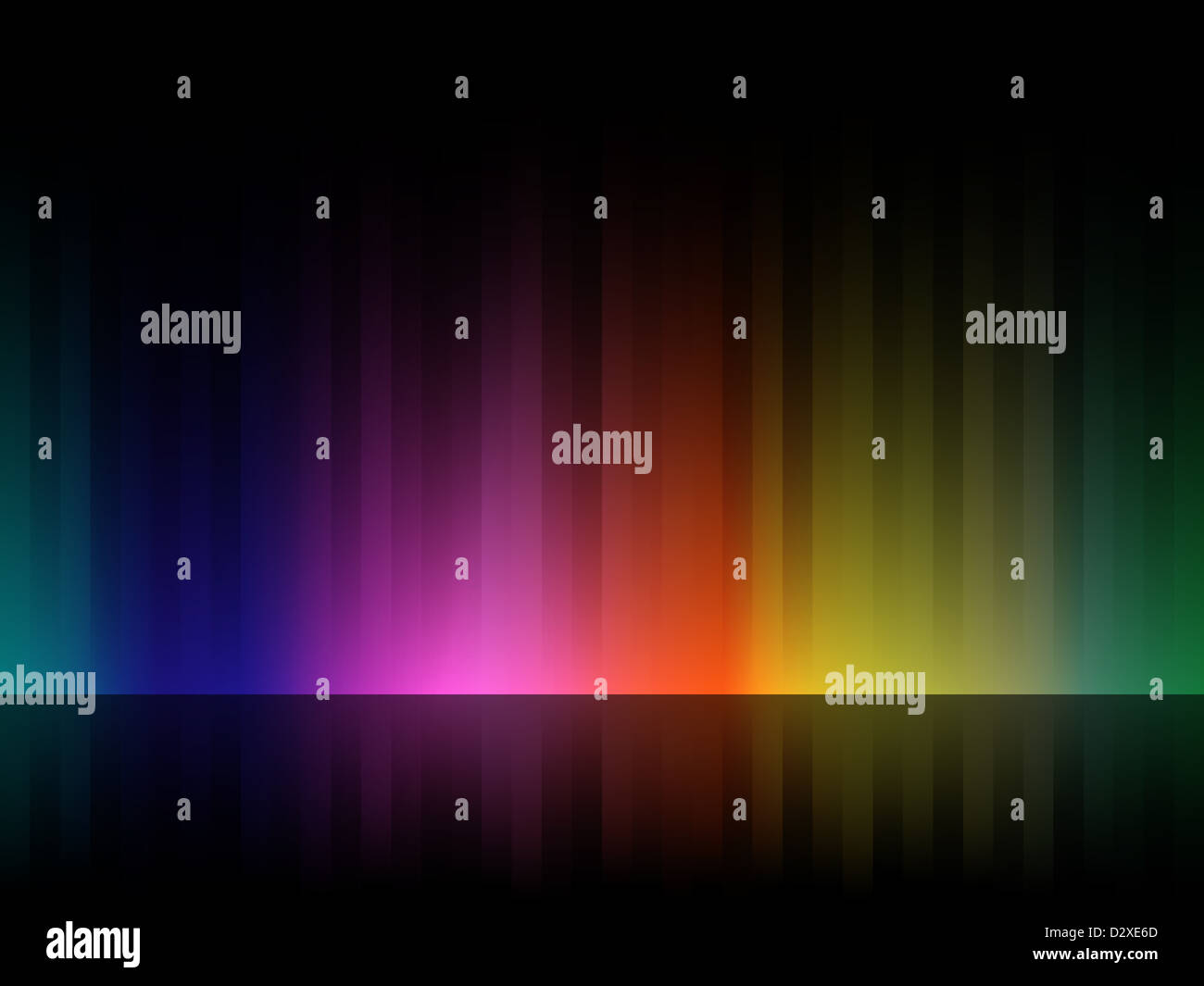 Color abstract stripe background with reflection. Vector illustration ...