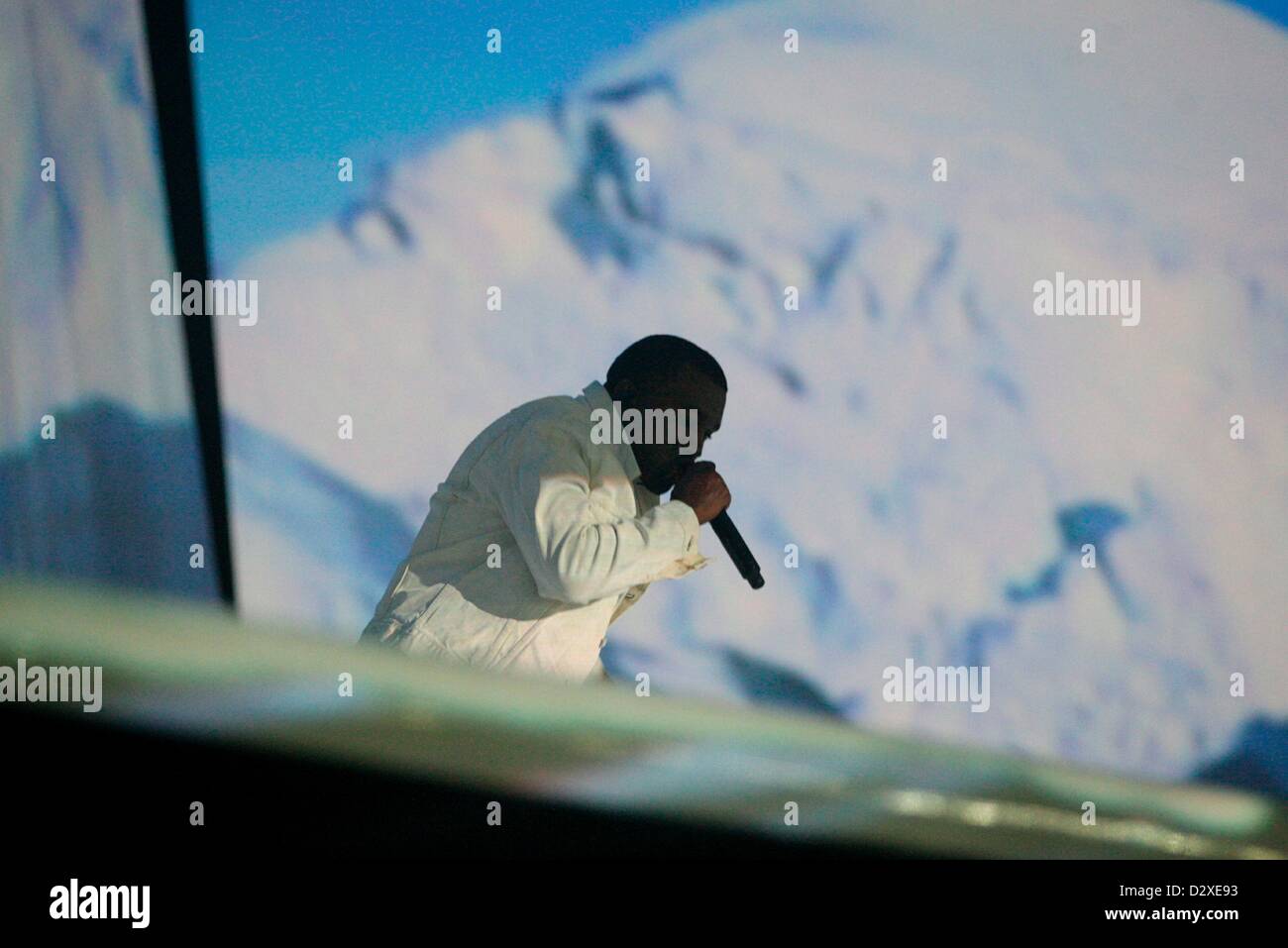 JOHANNESBURG, SOUTH AFRICA: Kanye West performing at The Dome on ...
