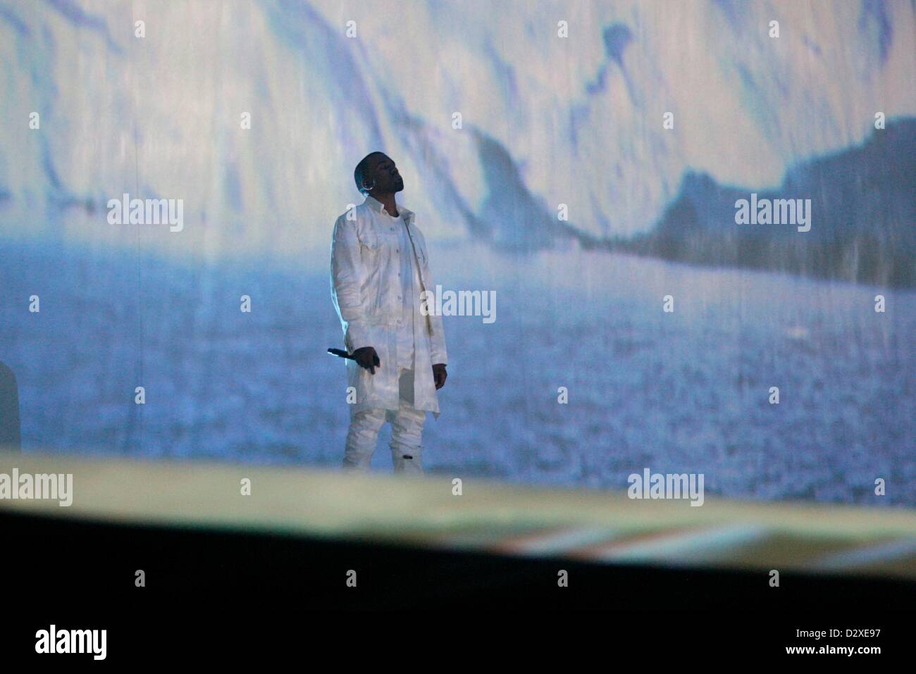 JOHANNESBURG, SOUTH AFRICA: Kanye West performing at The Dome on ...