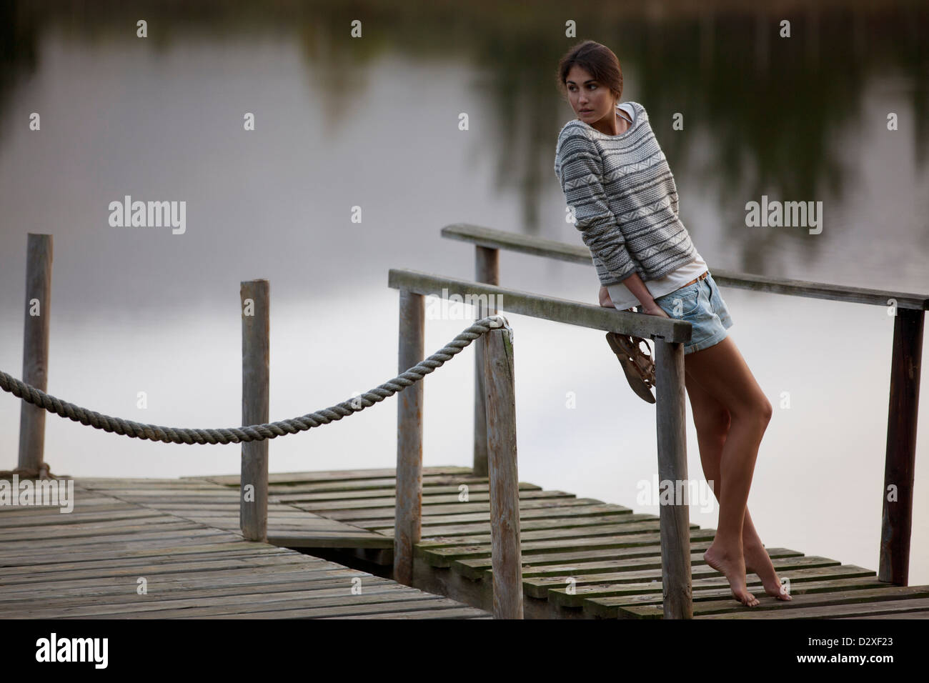 Quay railing hi-res stock photography and images - Alamy
