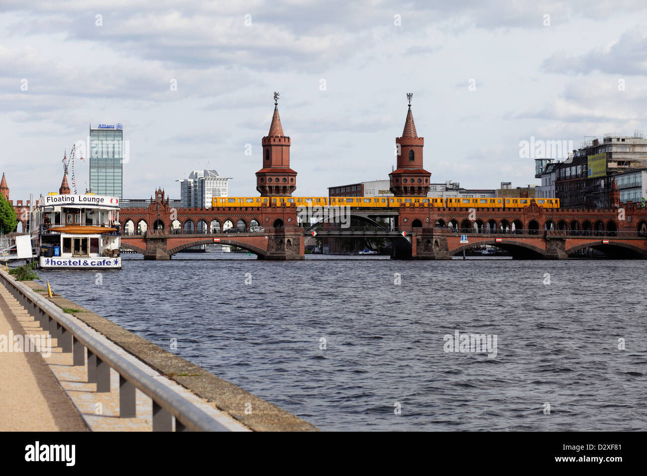 Berlin, Germany, the Oberbaumbruecke over the Spree Stock Photo - Alamy