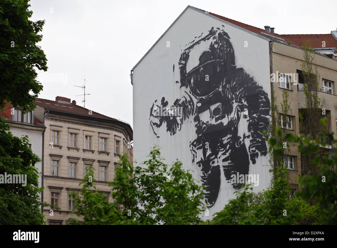 Astronaut Street Art