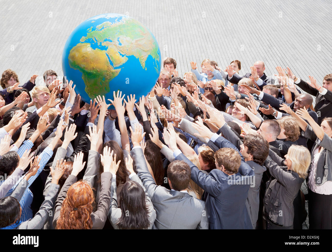 Overhead crowd hi-res stock photography and images - Alamy