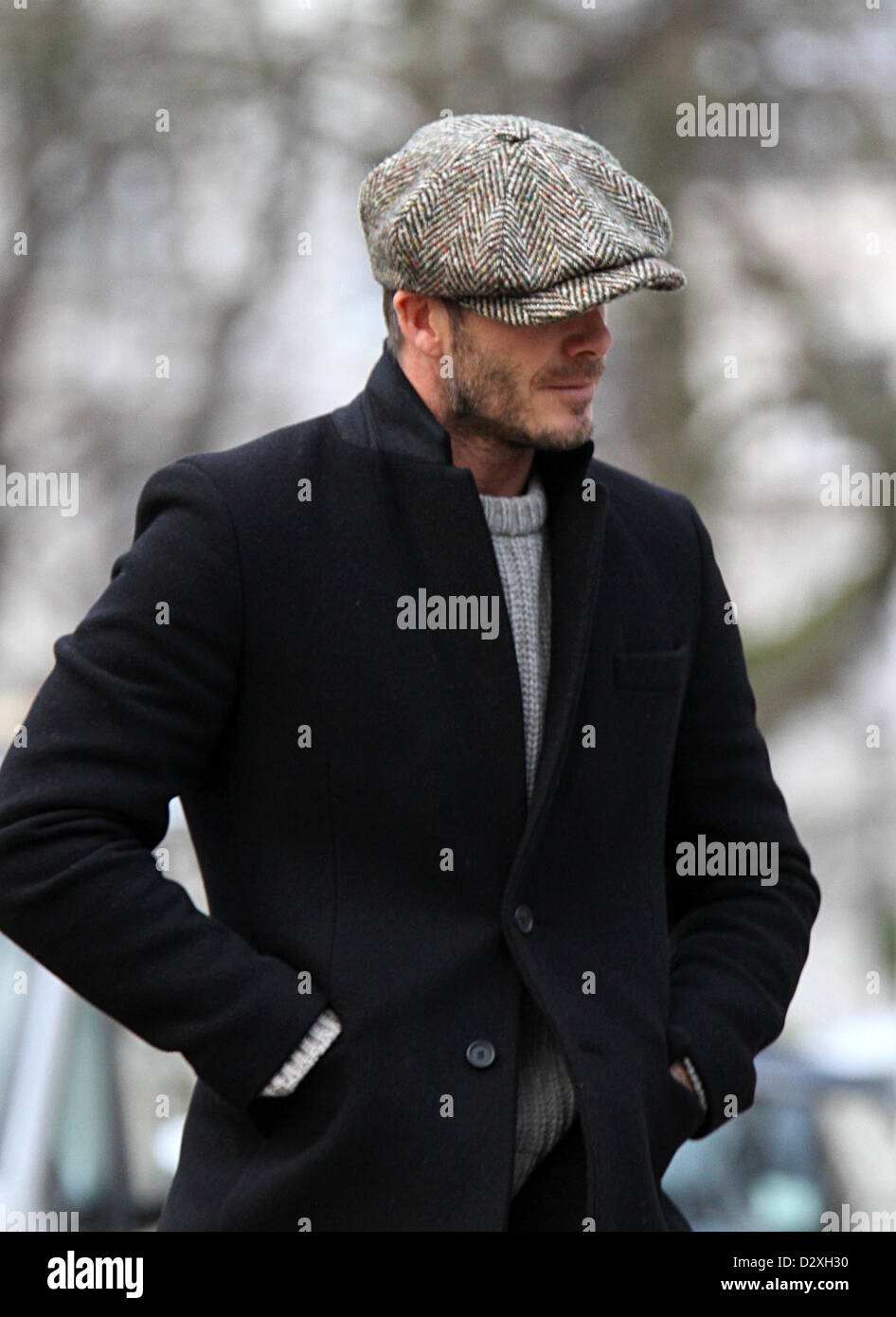 David Beckham seen walking around Notting Hill after posing for a fan ...