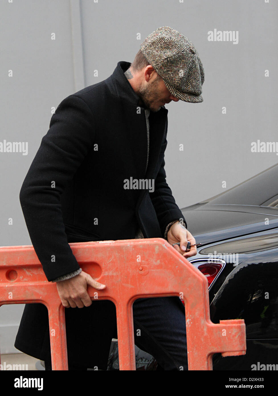 David Beckham seen walking around Notting Hill after posing for a fan ...