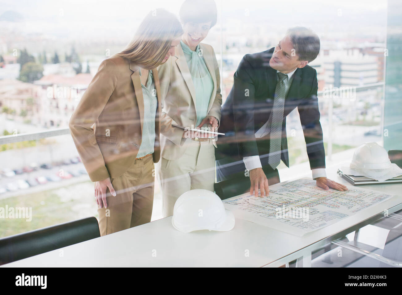 Digital blueprint hi-res stock photography and images - Alamy