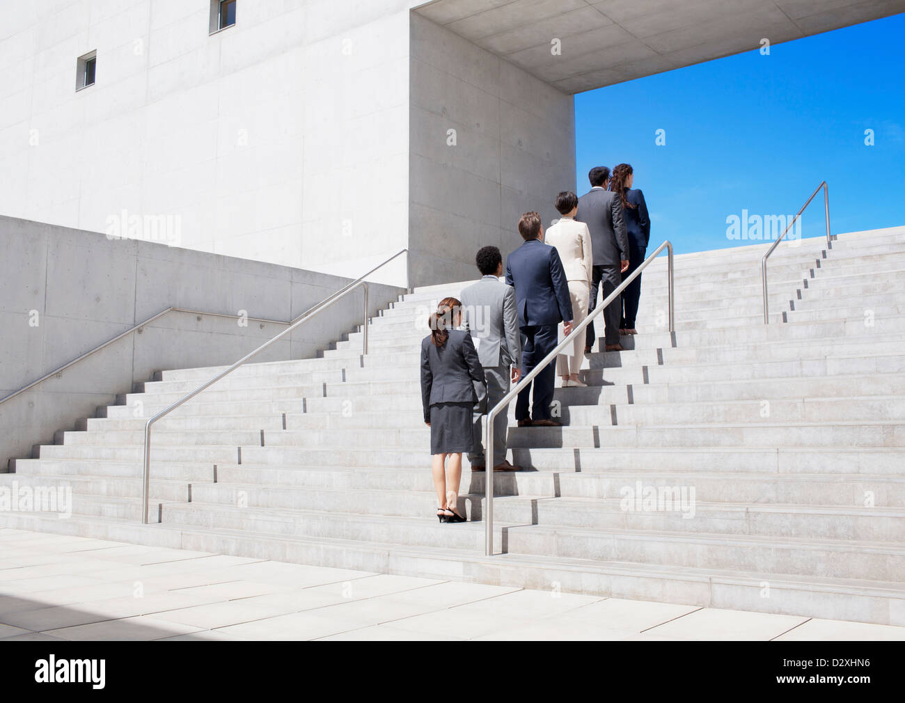 Future business woman stair hi-res stock photography and images - Alamy