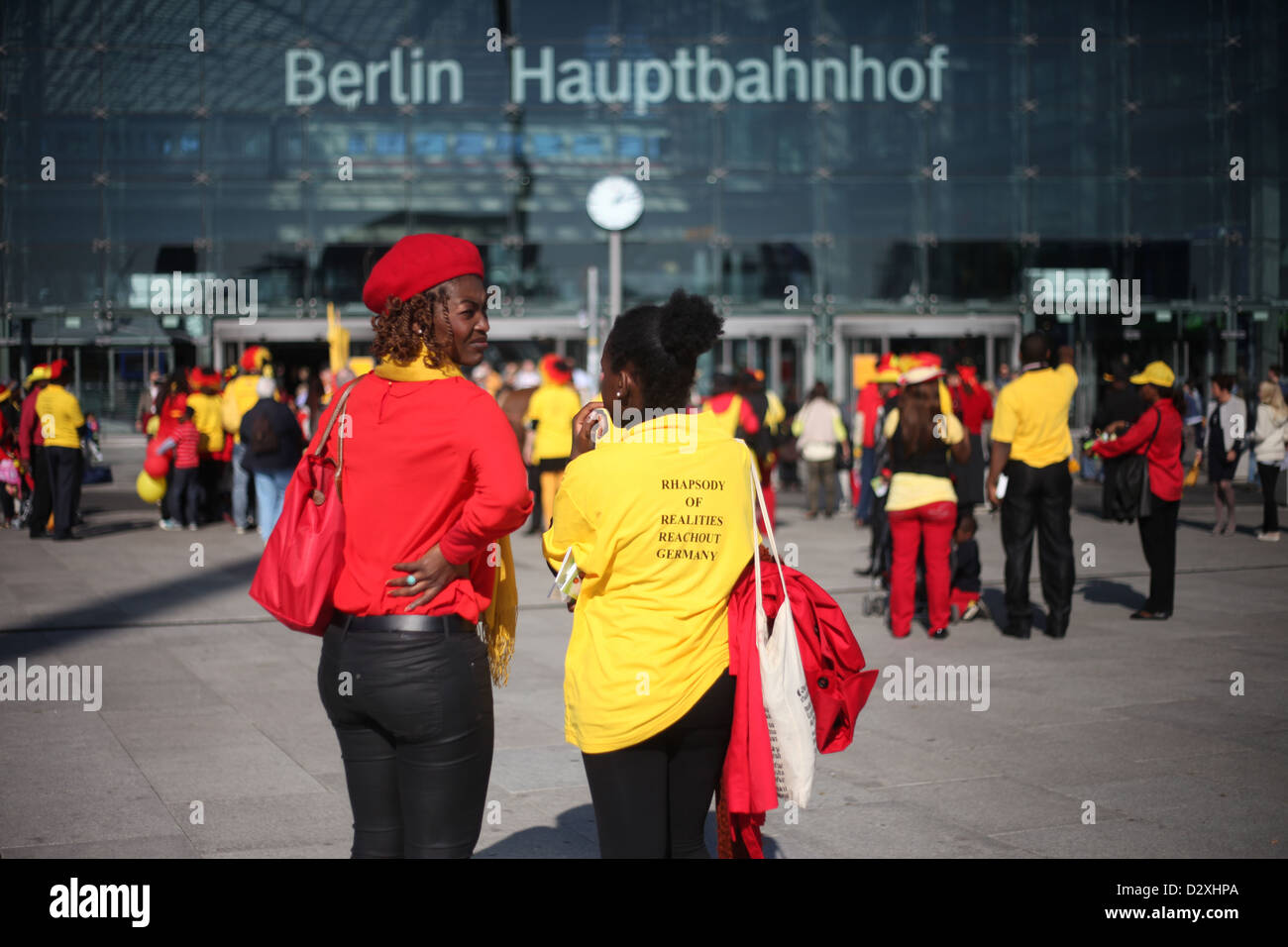 Berlin, Germany, members of the faith movement Rhapsody of Realities ...
